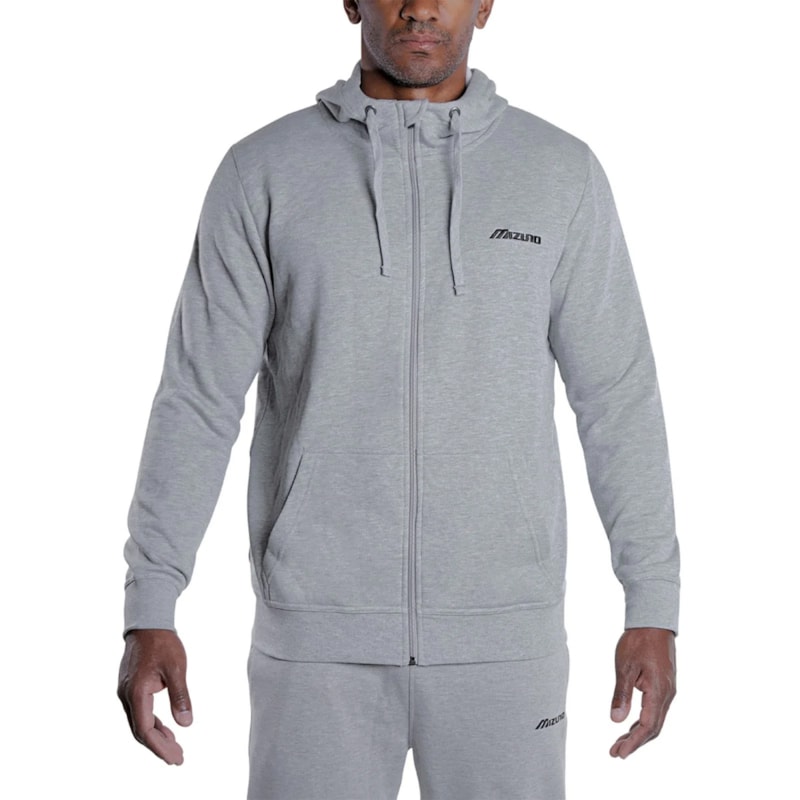 Moletom Mizuno Masculino Zipper - Color Sports
